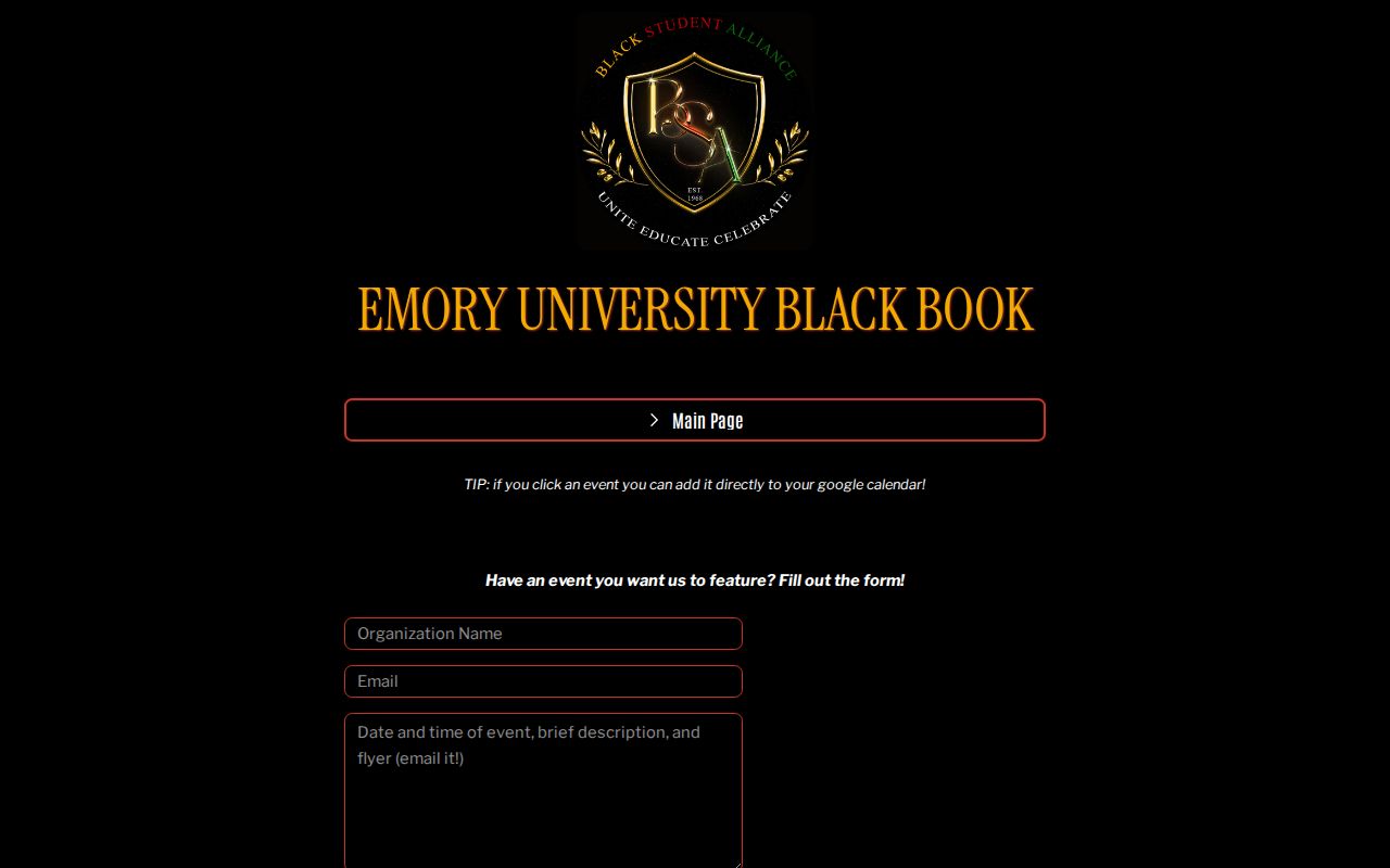 Emory Black Book